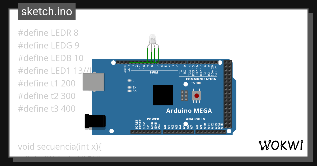 Hola Wokwi Esp32 Stm32 Arduino Simulator 