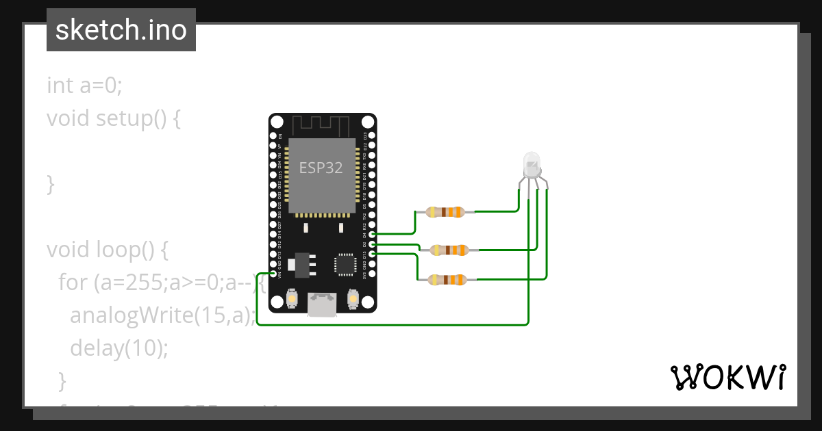 Analogwrite Wokwi Esp32 Stm32 Arduino Simulator