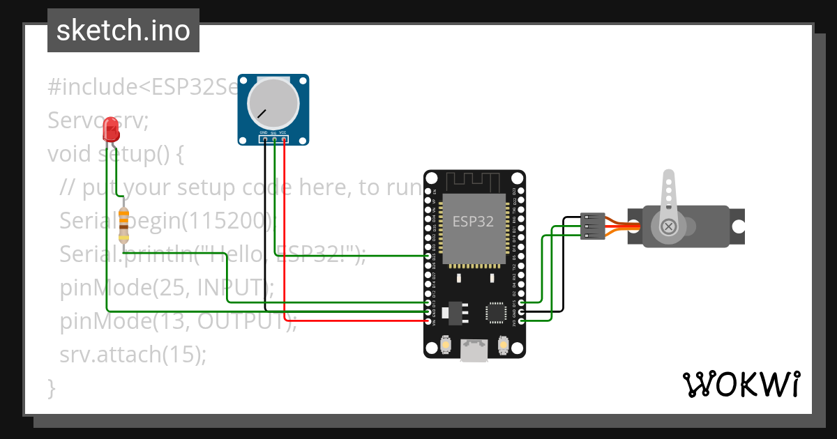 Servo Plus - Wokwi ESP32, STM32, Arduino Simulator