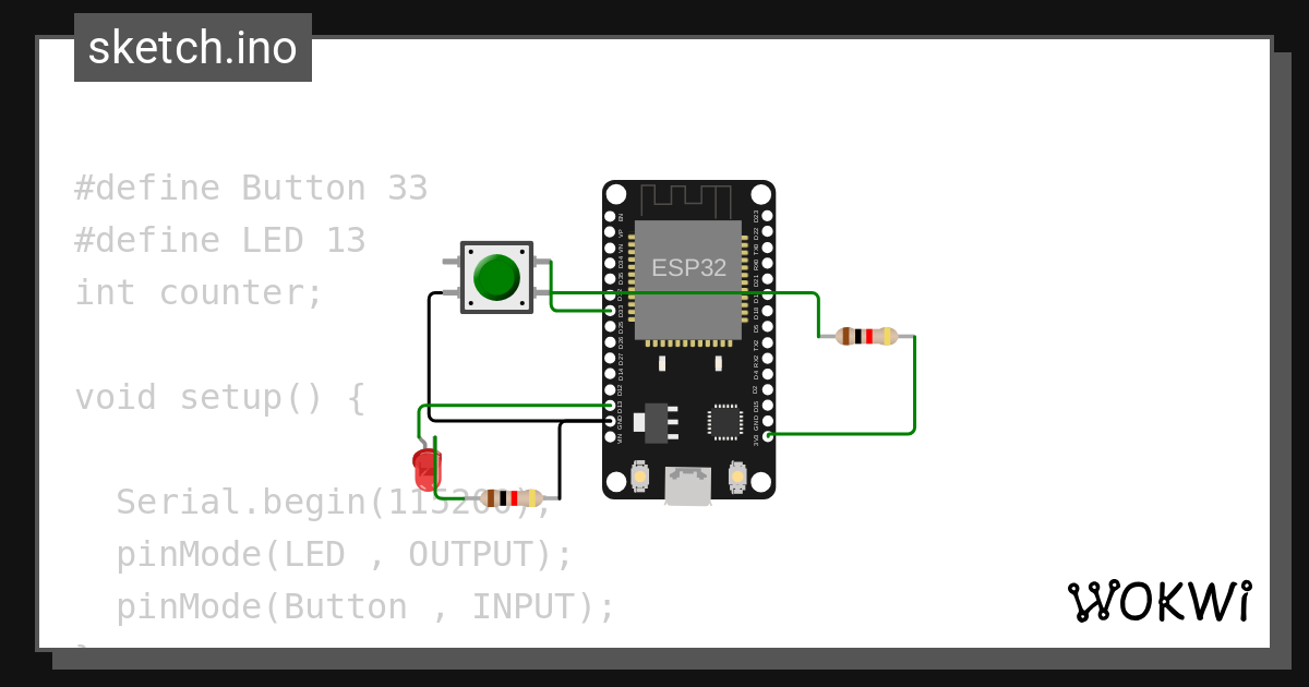 Ledtest Wokwi Esp32 Stm32 Arduino Simulator 5968