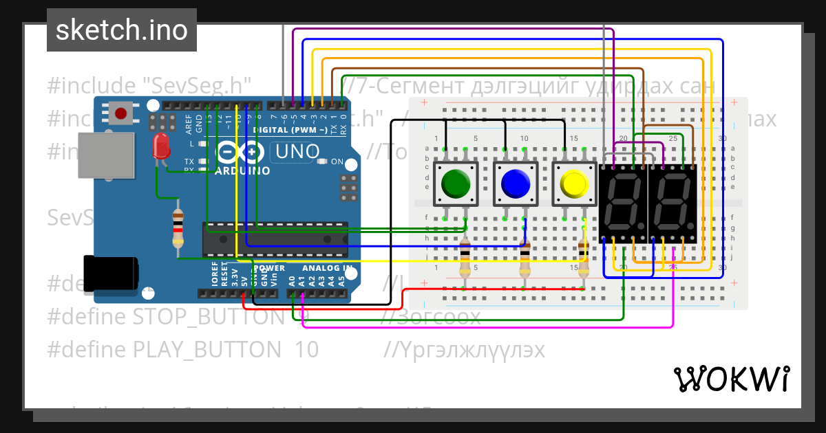 Stopwatchclock Wokwi Esp32 Stm32 Arduino Simulator