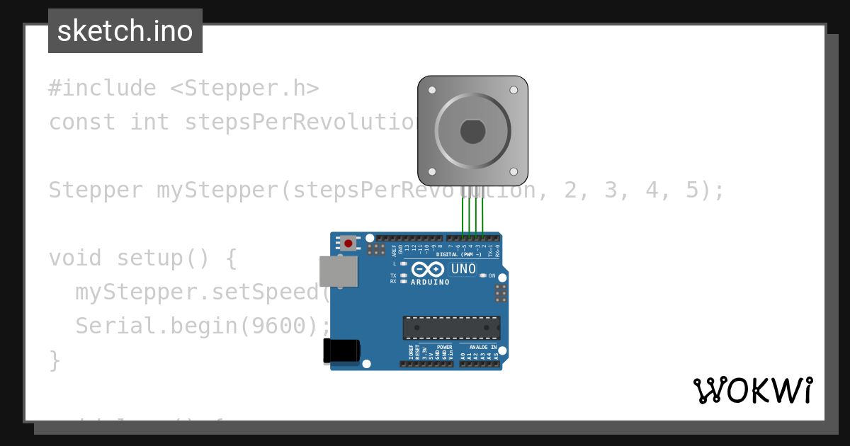 Steppermotor Copy Wokwi Esp32 Stm32 Arduino Simulator