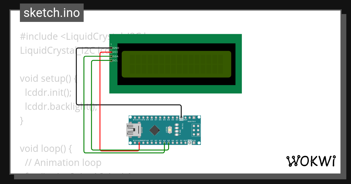 i2c monitor - Wokwi ESP32, STM32, Arduino Simulator