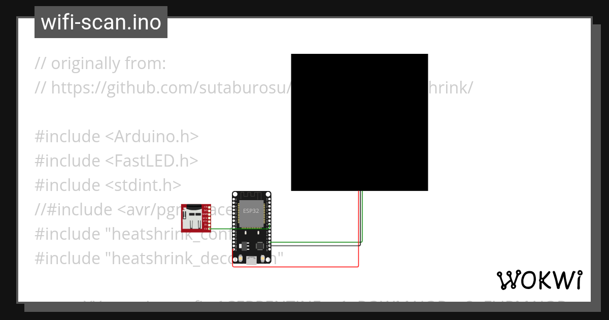 my esp32 matrix project - Wokwi ESP32, STM32, Arduino Simulator
