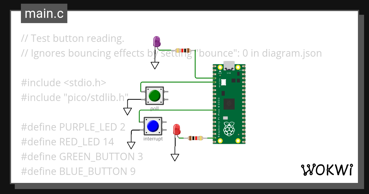 button - Wokwi ESP32, STM32, Arduino Simulator
