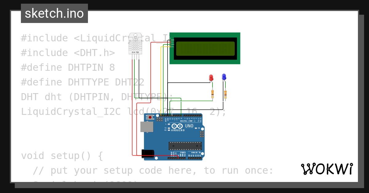 Cek Suhu Ruangan Xitjkt A Ba Wokwi Esp32 Stm32 Arduino Simulator 9152