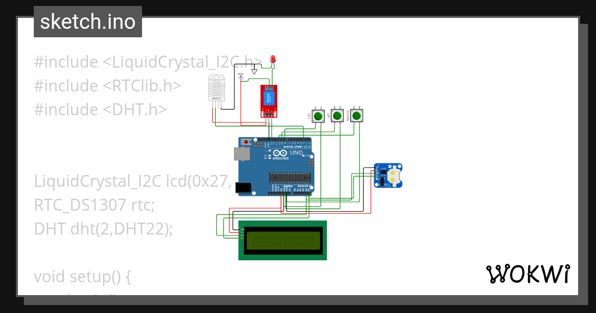 set start relay t - Wokwi ESP32, STM32, Arduino Simulator