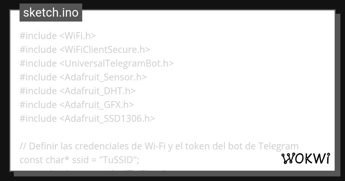 TP2-Telegram - Wokwi ESP32, STM32, Arduino Simulator