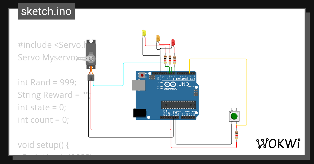 Servo2.0 - Wokwi ESP32, STM32, Arduino Simulator