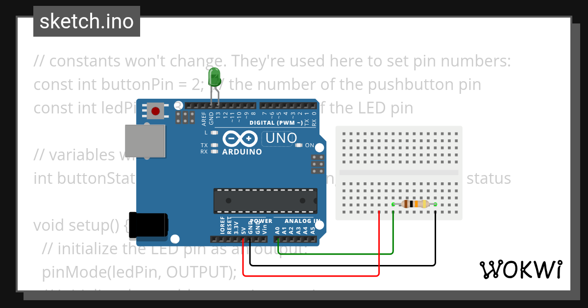LDR Basic - Wokwi ESP32, STM32, Arduino Simulator