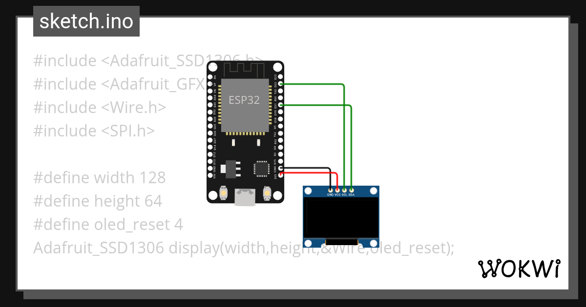 C 255 Display Shapes Wokwi Esp32 Stm32 Arduino Simulator 