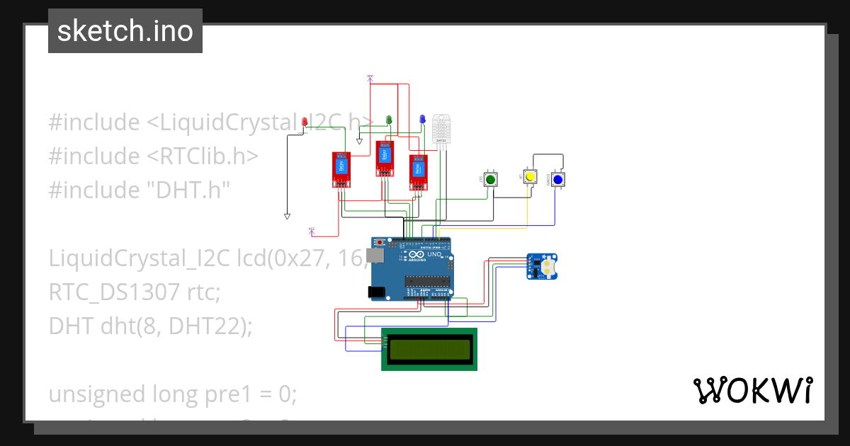 DST delay & RELAY dht22 new4 (28-9-66) - Wokwi ESP32, STM32, Arduino Simulator