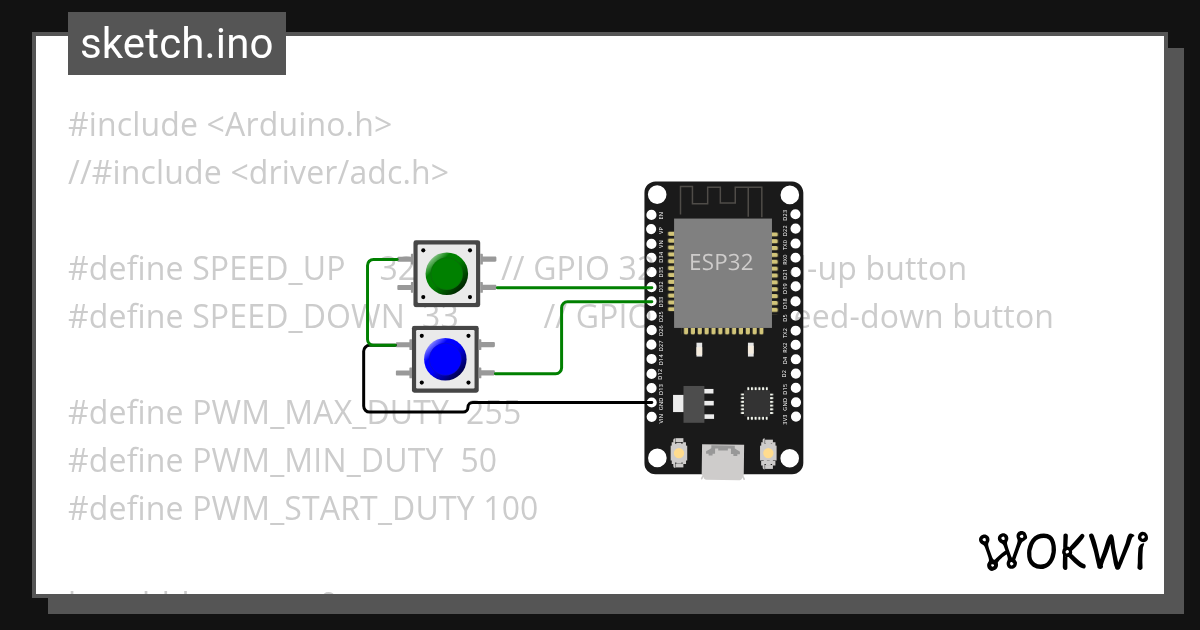 bldc #2 - Wokwi ESP32, STM32, Arduino Simulator