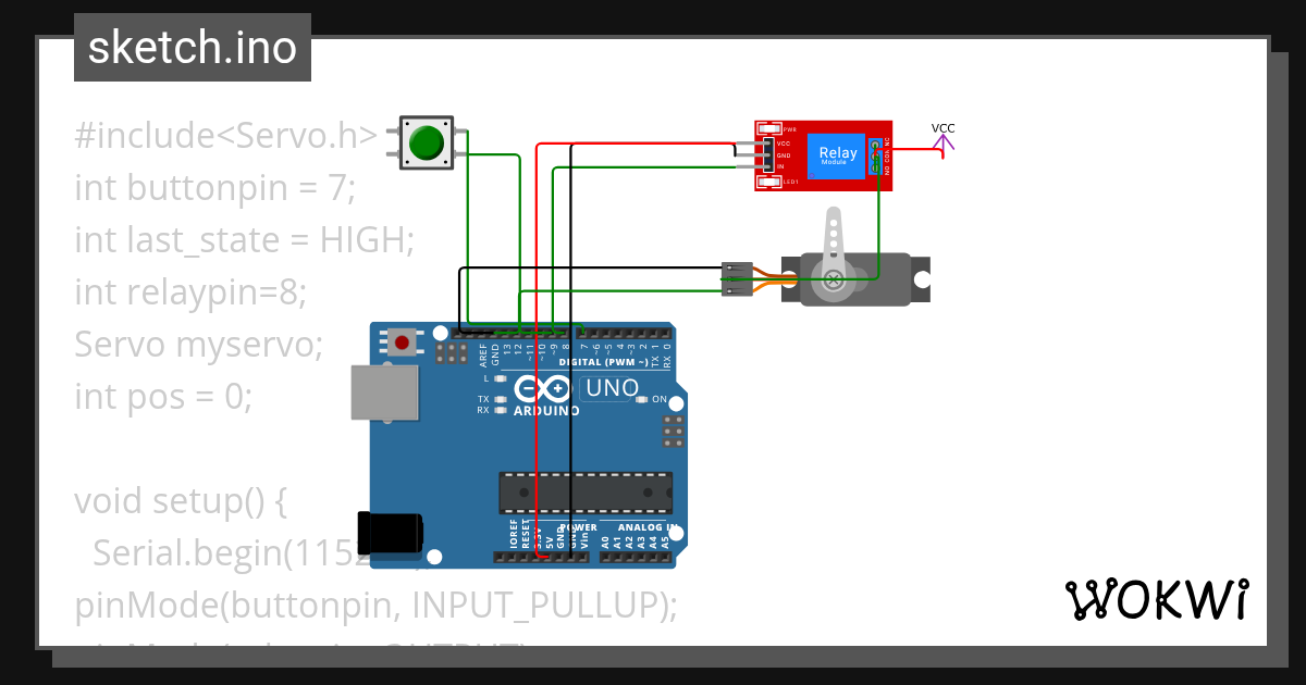 Servomotor Wokwi Esp32 Stm32 Arduino Simulator