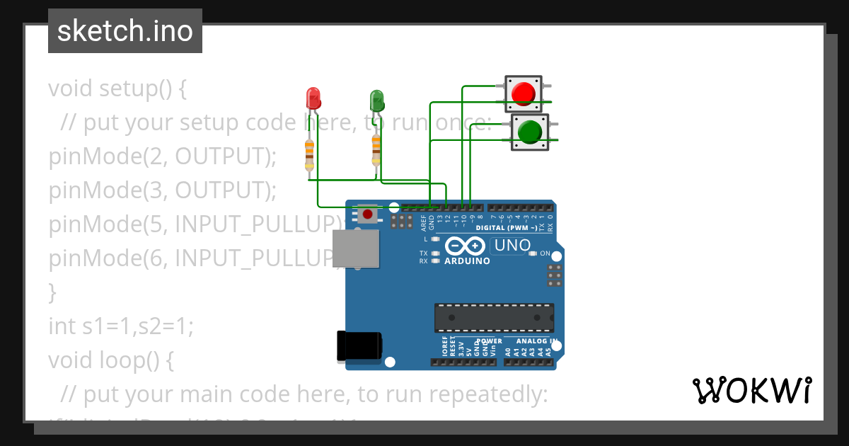 homework2 - Wokwi ESP32, STM32, Arduino Simulator