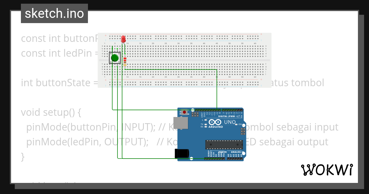 button - Wokwi ESP32, STM32, Arduino Simulator