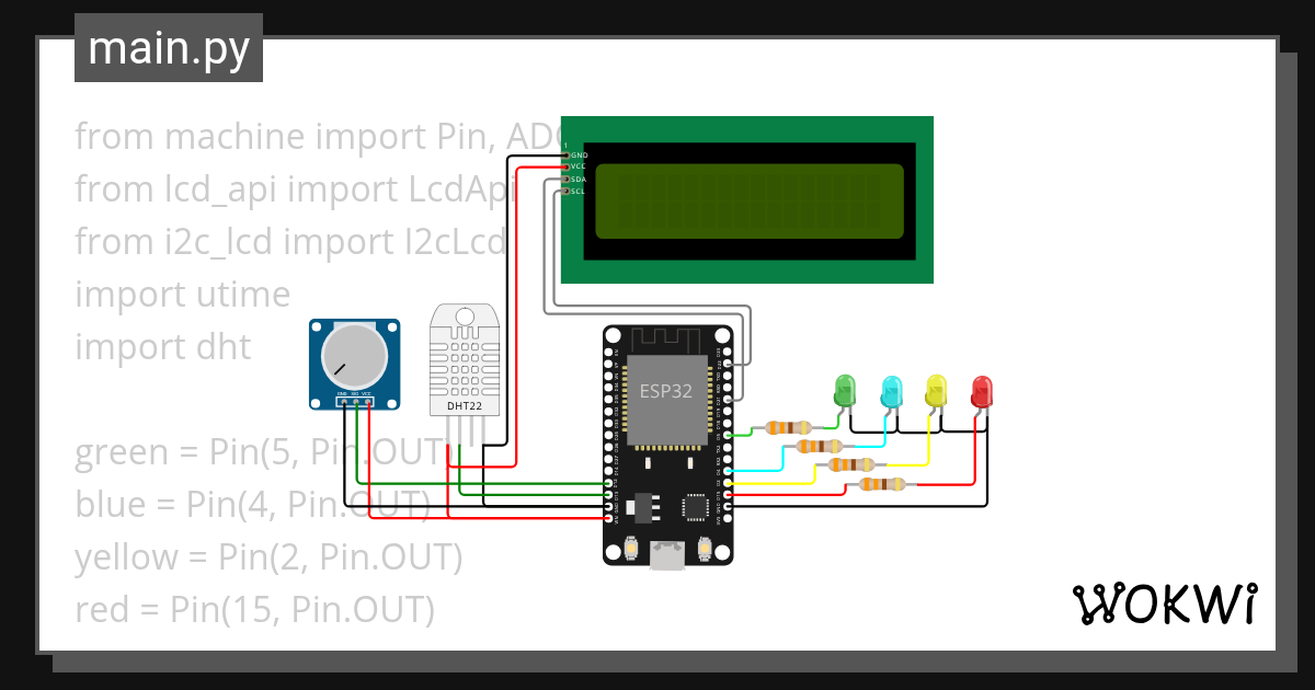 Porapol Khampan - Wokwi ESP32, STM32, Arduino Simulator