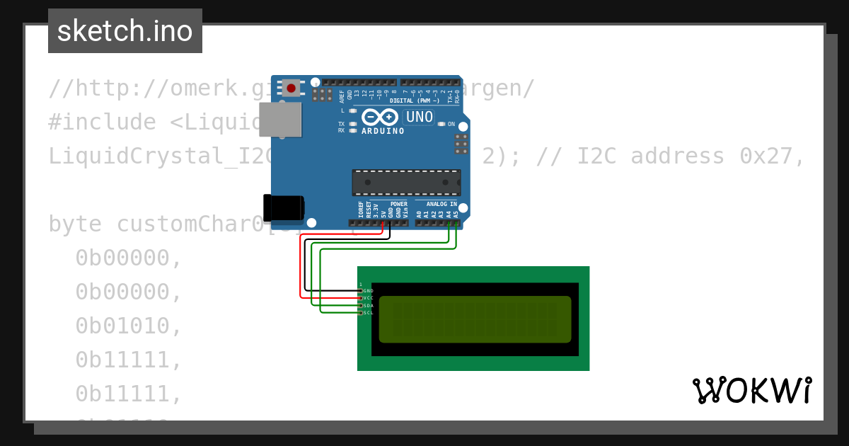 Lcd Display Create Char Wokwi Esp32 Stm32 Arduino Simulator 
