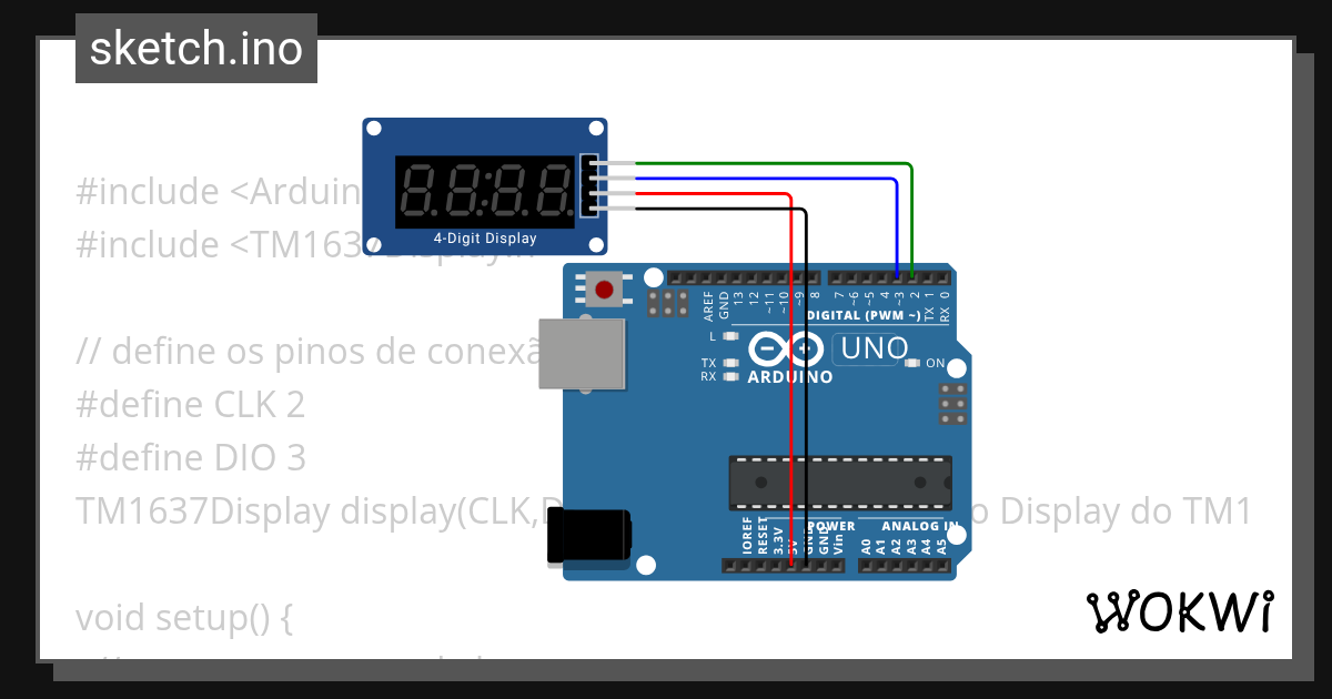 projeto 15 - Wokwi ESP32, STM32, Arduino Simulator