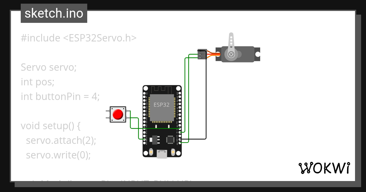Servo_motor Copy - Wokwi ESP32, STM32, Arduino Simulator Servo_motor Copy - Wokwi ESP32, STM32, Arduino Simulator
