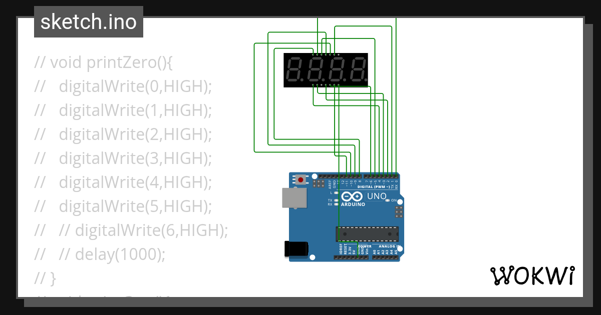 4-seven-segment - Wokwi ESP32, STM32, Arduino Simulator