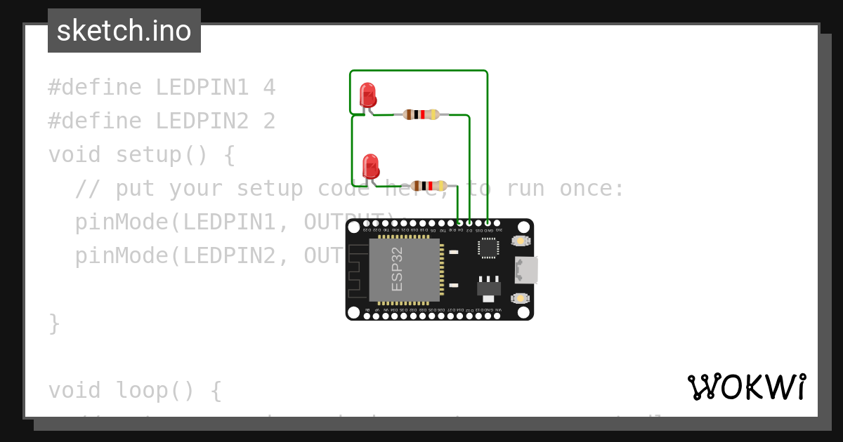 Oanh Kha Microppython Esp32 With 2 Leds Wokwi Esp32 Stm32 Arduino Simulator
