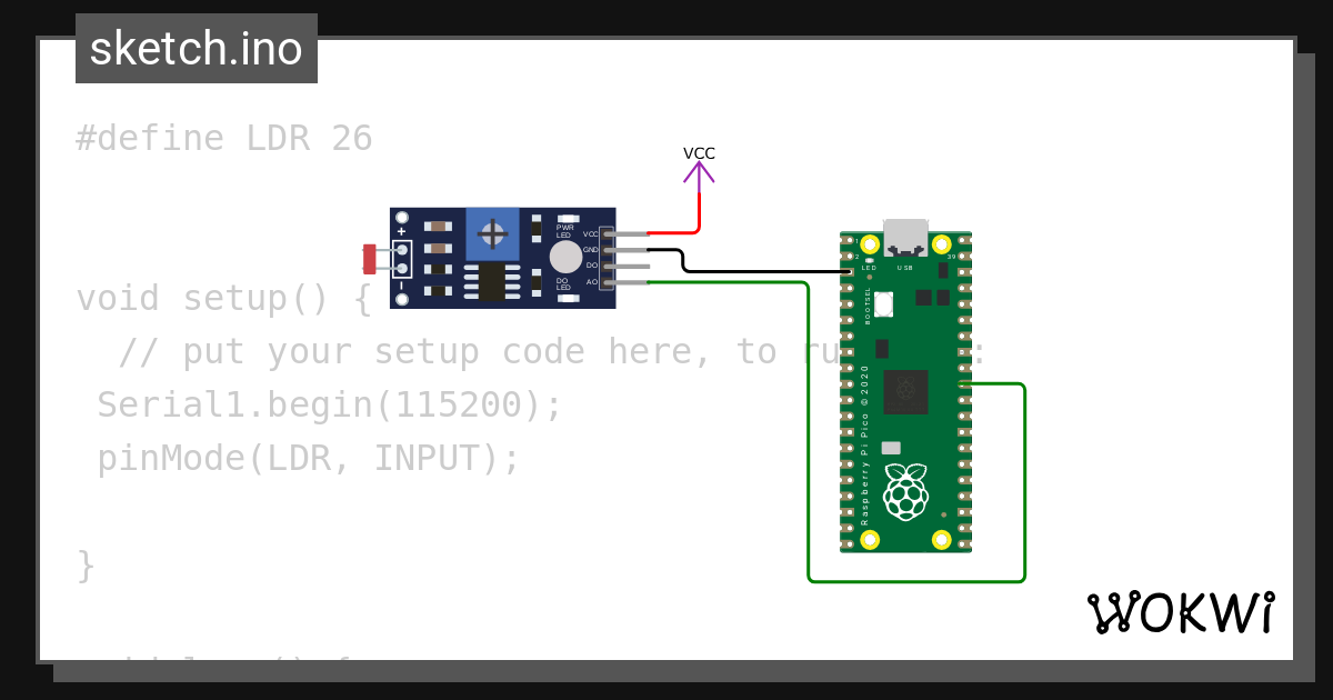 Fotoresistenciaanalog Wokwi Esp32 Stm32 Arduino Simulator 4161