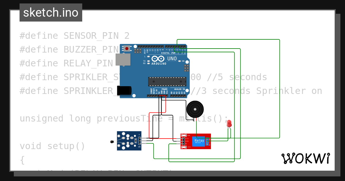 Pemadam Api Otomatis 01 Wokwi Esp32 Stm32 Arduino Simulator