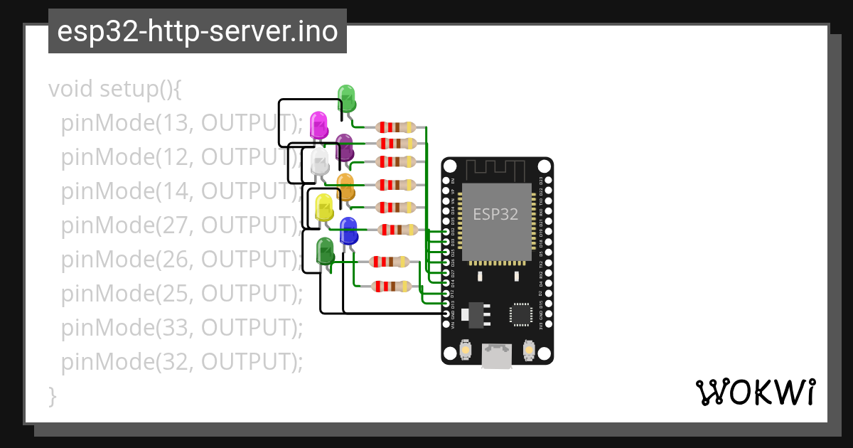 ESP32 HTTP Server Copy - Wokwi ESP32, STM32, Arduino Simulator