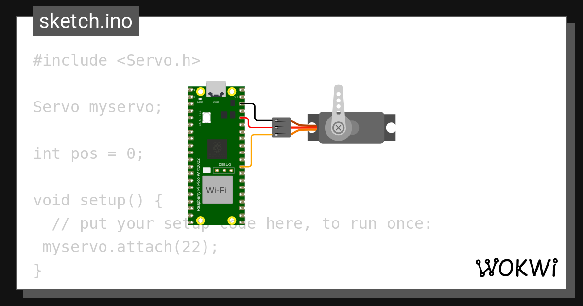 U3 Servo Wokwi Esp32 Stm32 Arduino Simulator 2362