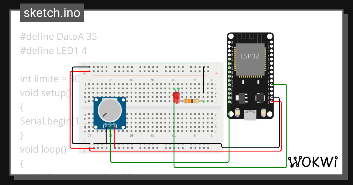 Practica 2 - Wokwi ESP32, STM32, Arduino Simulator