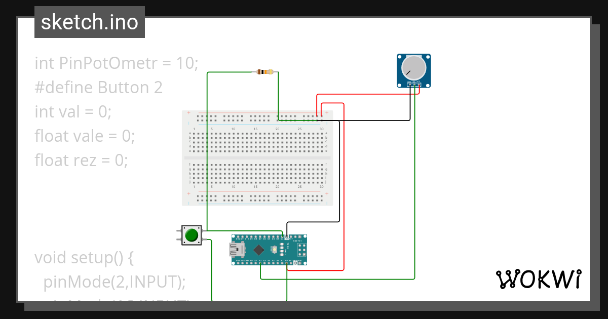 Button - Wokwi ESP32, STM32, Arduino Simulator