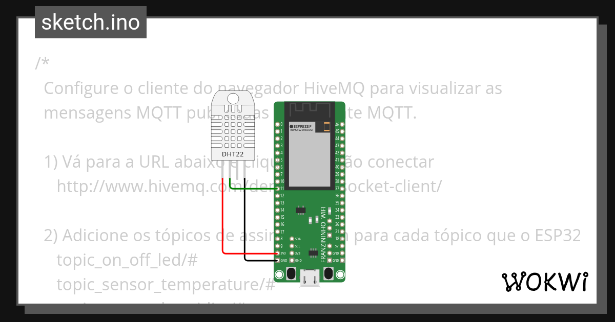 ESP32_temp_humid_dht22 - Wokwi ESP32, STM32, Arduino Simulator