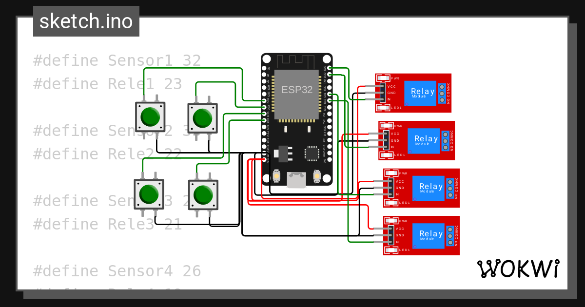 Prueba Wokwi Esp32 Stm32 Arduino Simulator 7192
