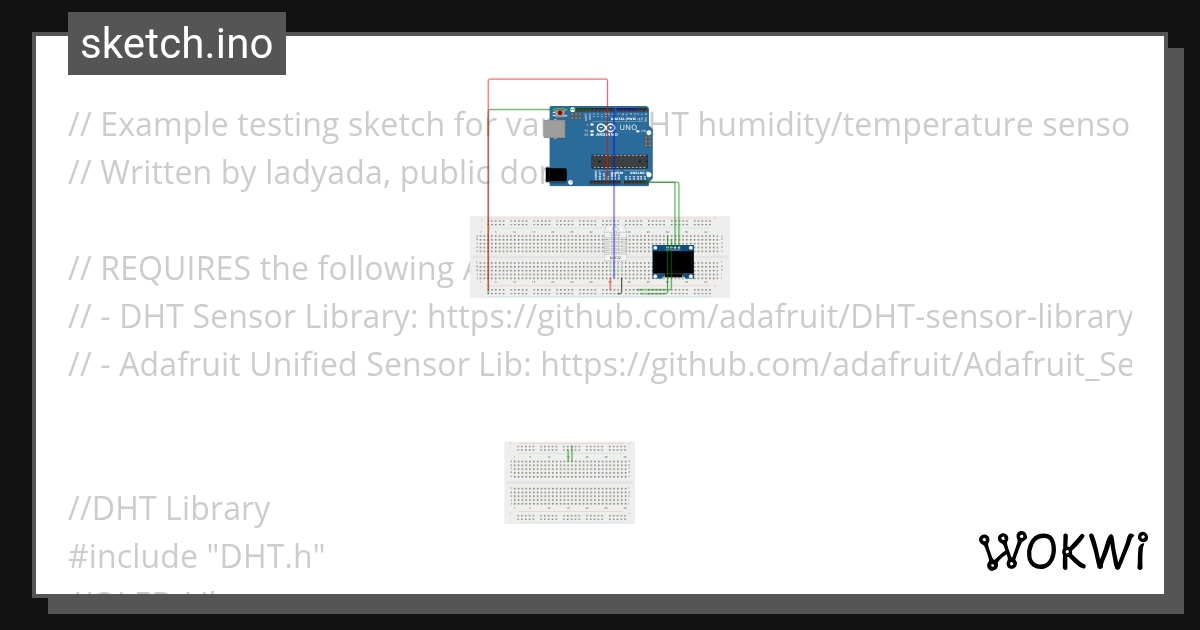 Weather Station 1 - Wokwi ESP32, STM32, Arduino Simulator