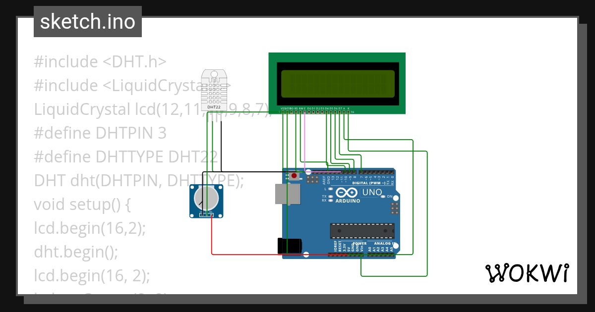 Dht Sencer Wokwi Esp32 Stm32 Arduino Simulator 9073