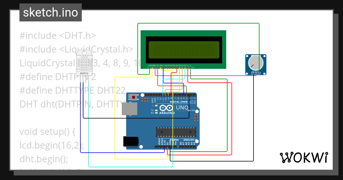 Lcd Dht - Wokwi ESP32, STM32, Arduino Simulator Lcd Dht - Wokwi ESP32, STM32, Arduino Simulator