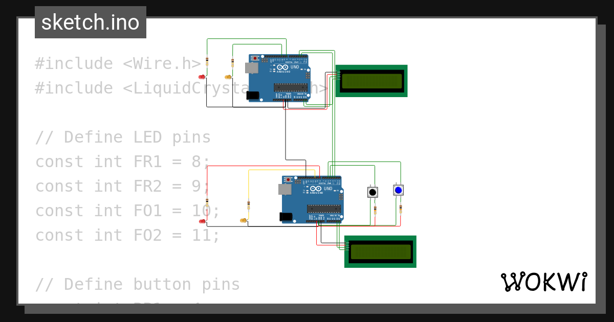 Essai Wokwi Esp32 Stm32 Arduino Simulator