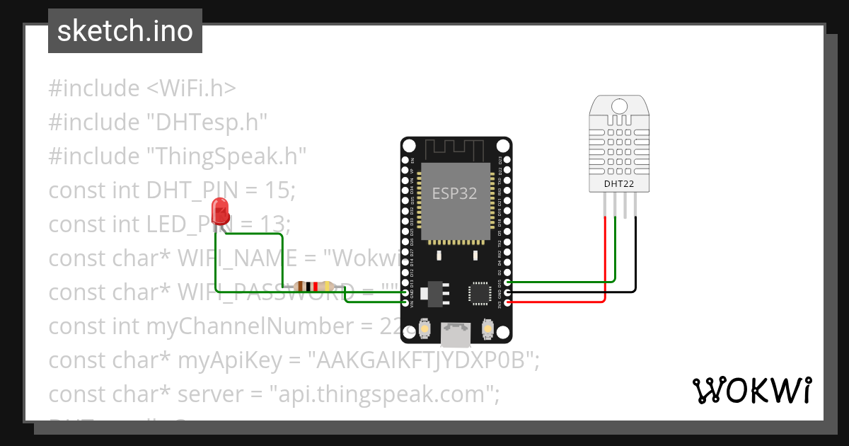 WIFI - Wokwi ESP32, STM32, Arduino Simulator