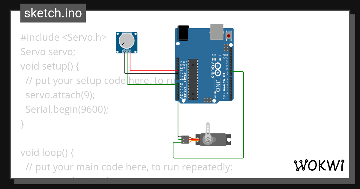 ServoMotor - Wokwi ESP32, STM32, Arduino Simulator ServoMotor - Wokwi ESP32, STM32, Arduino Simulator