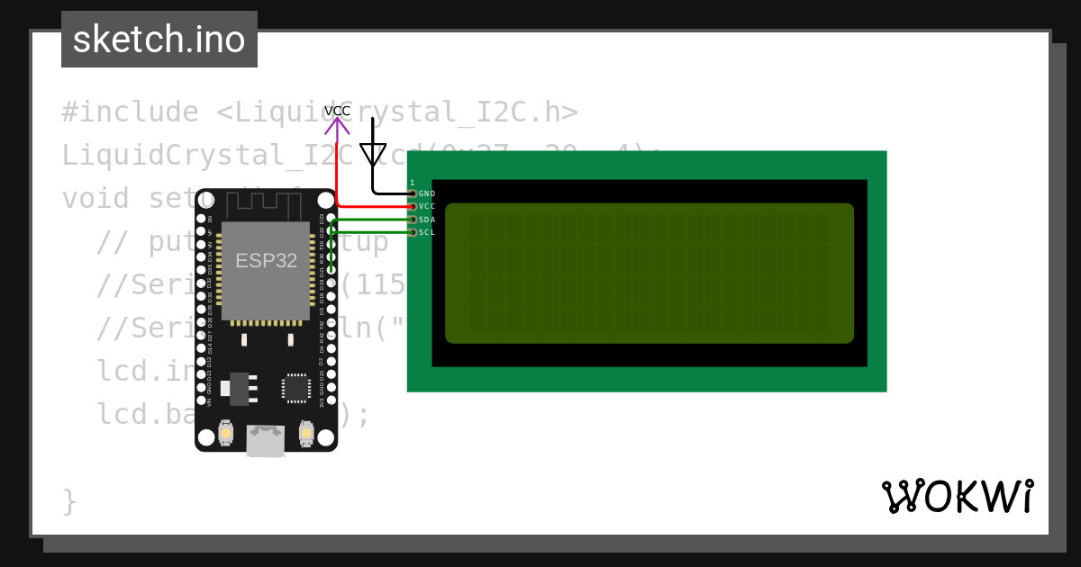 Ic2 Interface Wokwi Esp32 Stm32 Arduino Simulator 4960