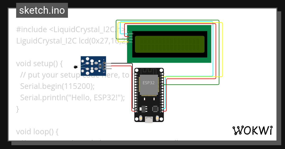 ESP 32 - Wokwi ESP32, STM32, Arduino Simulator