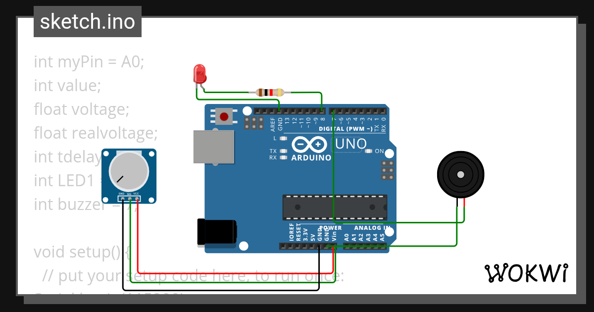 potentiometer.. just practice - Wokwi ESP32, STM32, Arduino Simulator potentiometer.. just practice - Wokwi ESP32, STM32, Arduino Simulator