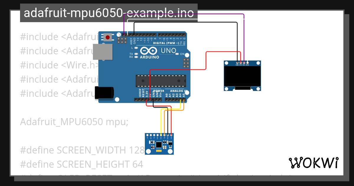 adafruit-mpu6050-example.ino Copy (2) - Wokwi ESP32, STM32, Arduino Simulator