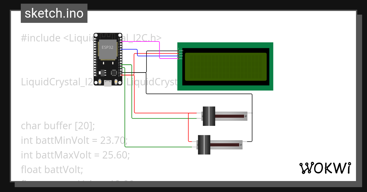 Cruscotto - Wokwi ESP32, STM32, Arduino Simulator