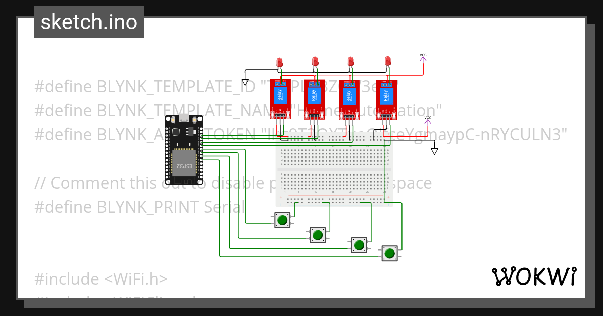 Relay_Blynk - Wokwi ESP32, STM32, Arduino Simulator