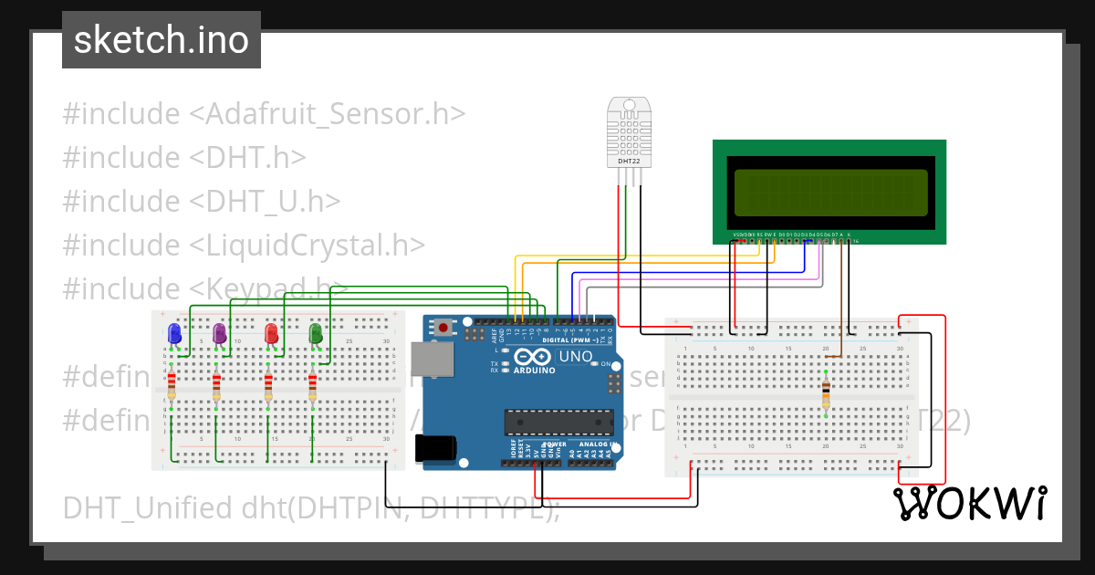 Estufa Desafio - Wokwi ESP32, STM32, Arduino Simulator
