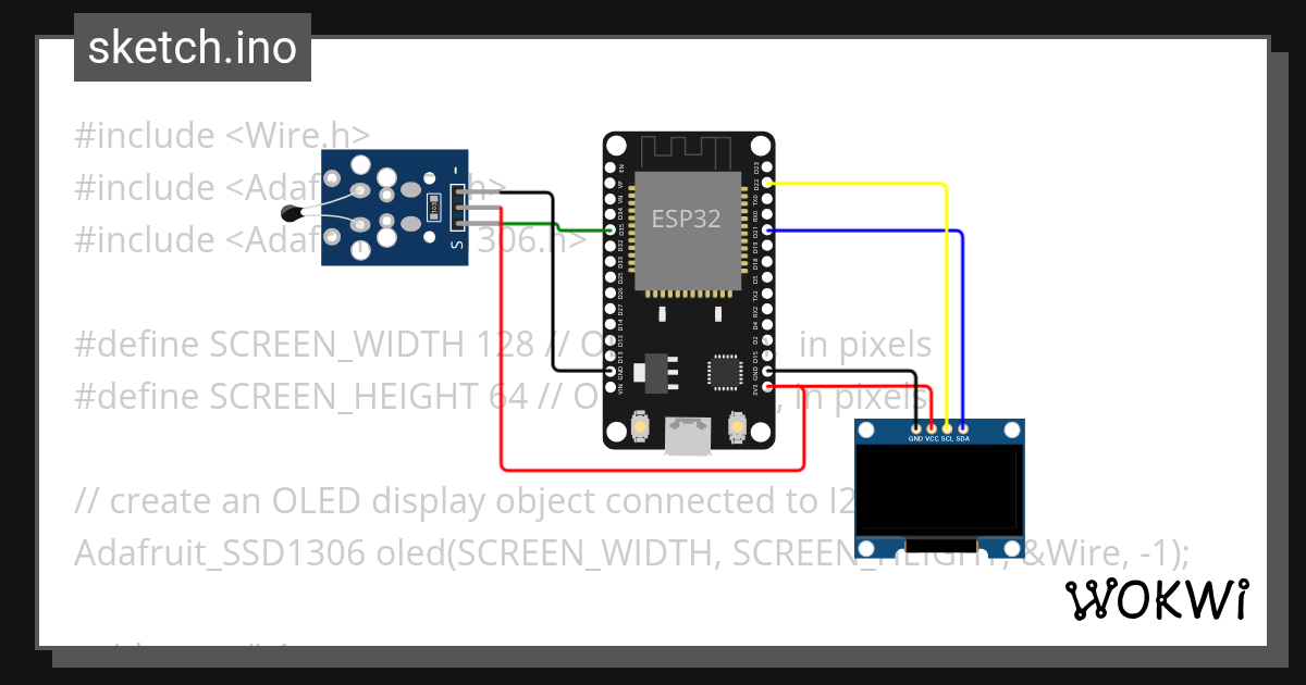 Oledtemp Wokwi Esp32 Stm32 Arduino Simulator