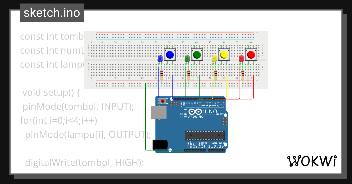 Arduino Button 3 Wokwi Esp32 Stm32 Arduino Simulator
