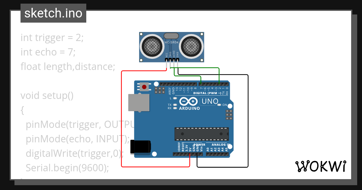 Hc Sr04 Wokwi Esp32 Stm32 Arduino Simulator 